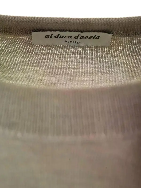 AL DUCA D’AOSTA 1902 Fine Knit Crew Neck Sweater