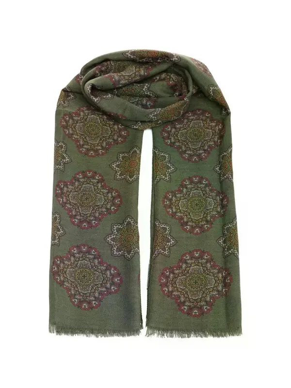 AL DUCA D’AOSTA 1902 Patterned Fringed Scarf