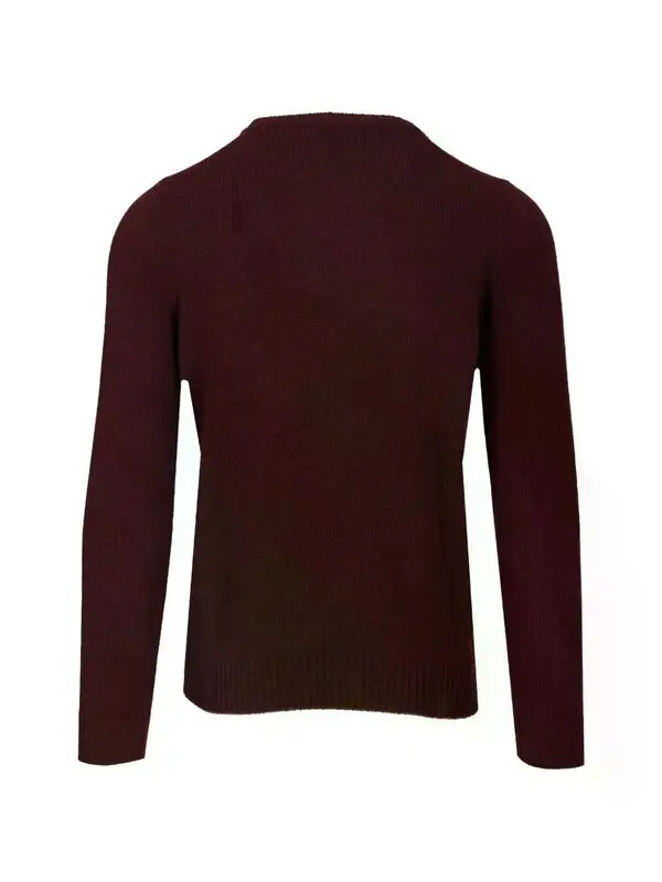 AL DUCA D’AOSTA 1902 Bordeaux Wool Crew Neck Sweater