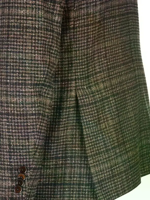 AL DUCA D’AOSTA 1902 Check-pattern Peak-lapel Blazer