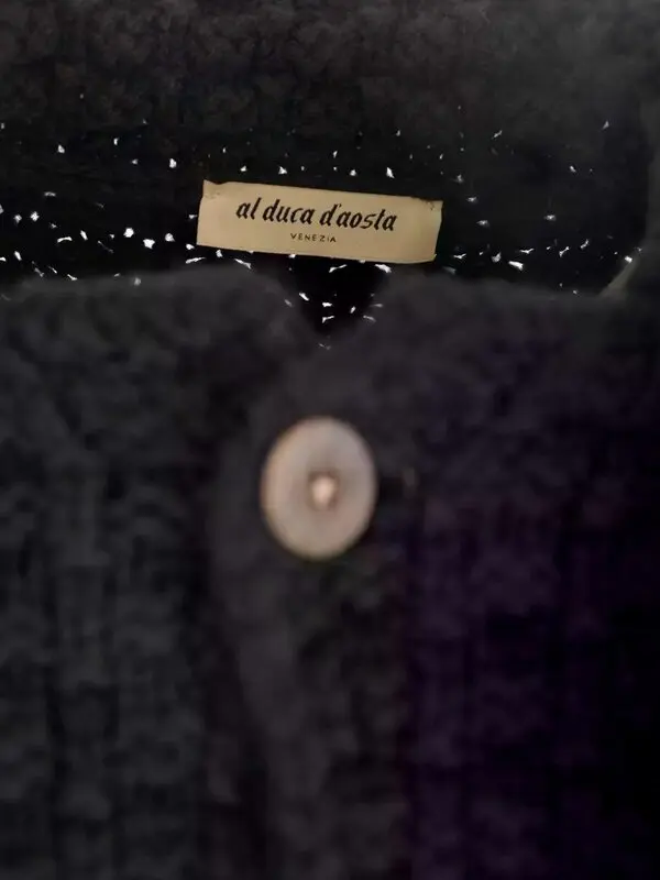 AL DUCA D’AOSTA 1902 Chunky Knit Button-up Cardigan