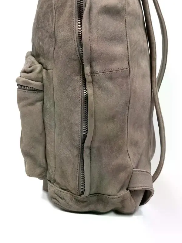GIORGIO BRATO Distressed Leather Backpack