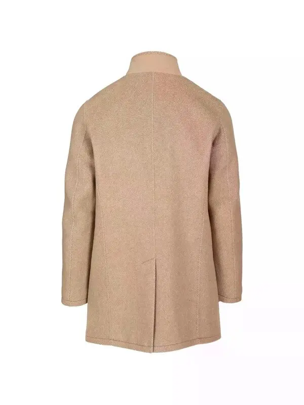 AL DUCA D’AOSTA 1902 Natté Coat With Buckled Collar