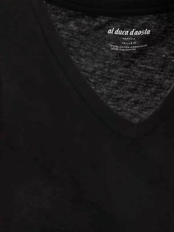 AL DUCA D’AOSTA 1902 Long Sleeve V-neck T-shirt
