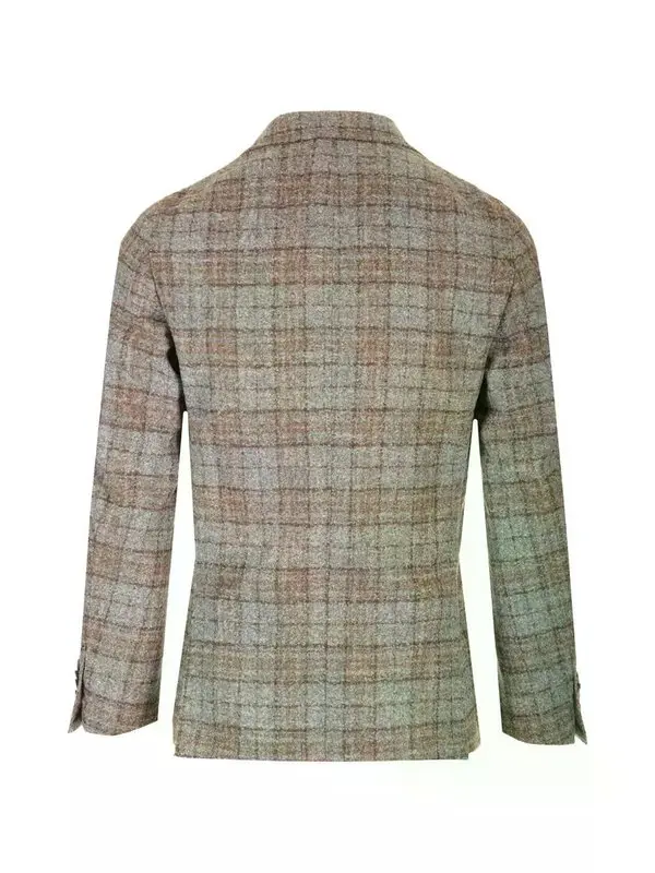 AL DUCA D’AOSTA 1902 Single-breasted Tartan Blazer