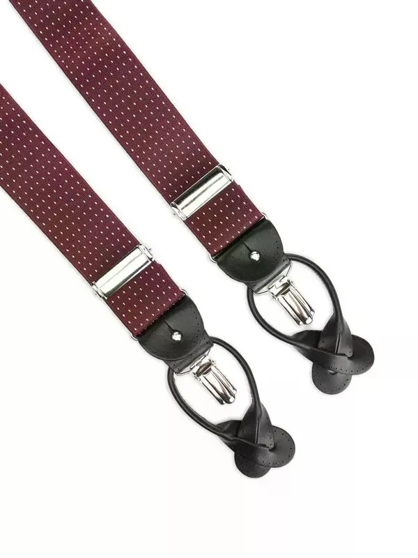 AL DUCA D’AOSTA 1902 Polka-dot Clip-on Braces