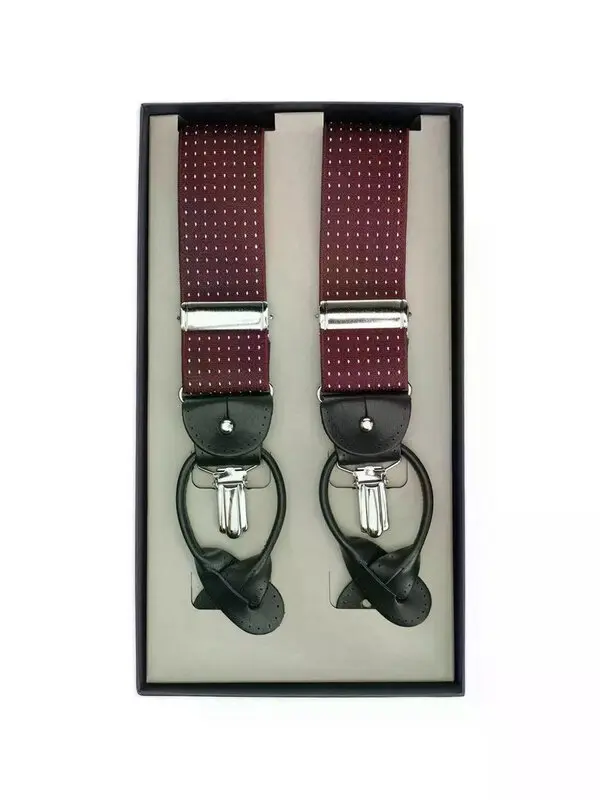 AL DUCA D’AOSTA 1902 Polka-dot Clip-on Braces