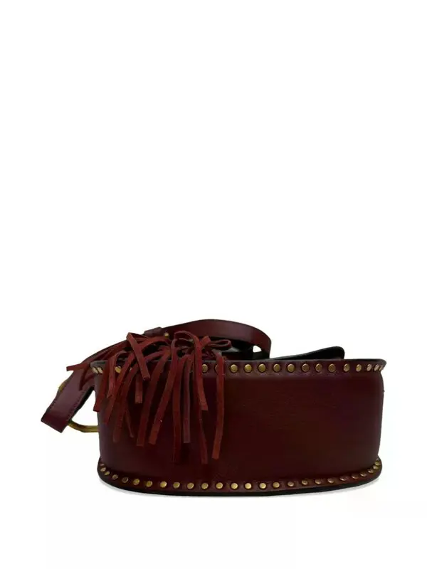 Chloé Hudson Tassel Crossbody Bag - Red