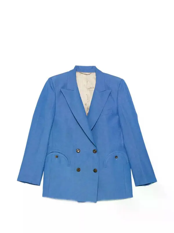 BLAZÉ MILANO Double-breasted Pocket Blazer