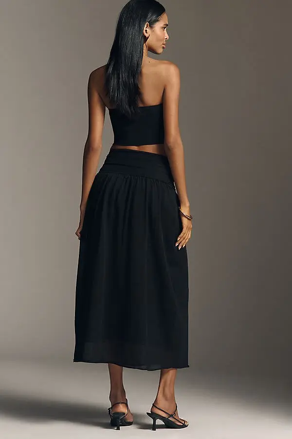 Anthropologie Knit Midi Skirt