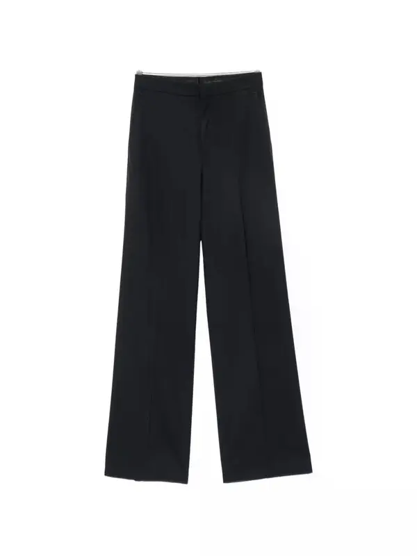 Tagliatore Pressed Crease Wide-leg Trousers