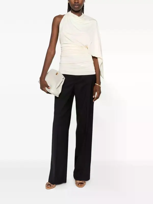 Tagliatore Pressed Crease Wide-leg Trousers