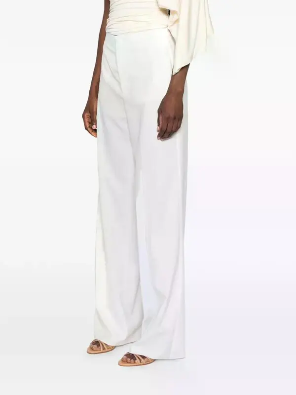 Tagliatore Pressed Crease Wide-leg Trousers