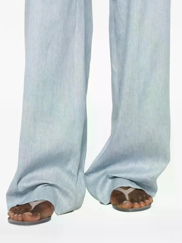 Tagliatore Pleated Wide-leg Trousers - Blue