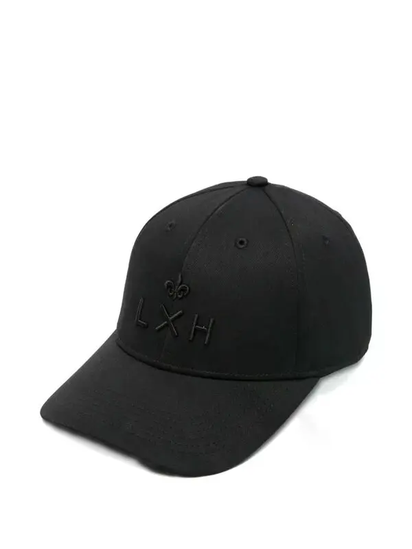 LXH Logo-embroidered Baseball Cap - Black