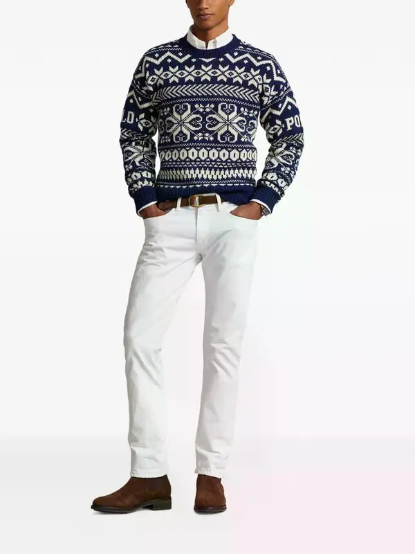 Polo Ralph Lauren Fair Isle Logo Intarsia Sweater
