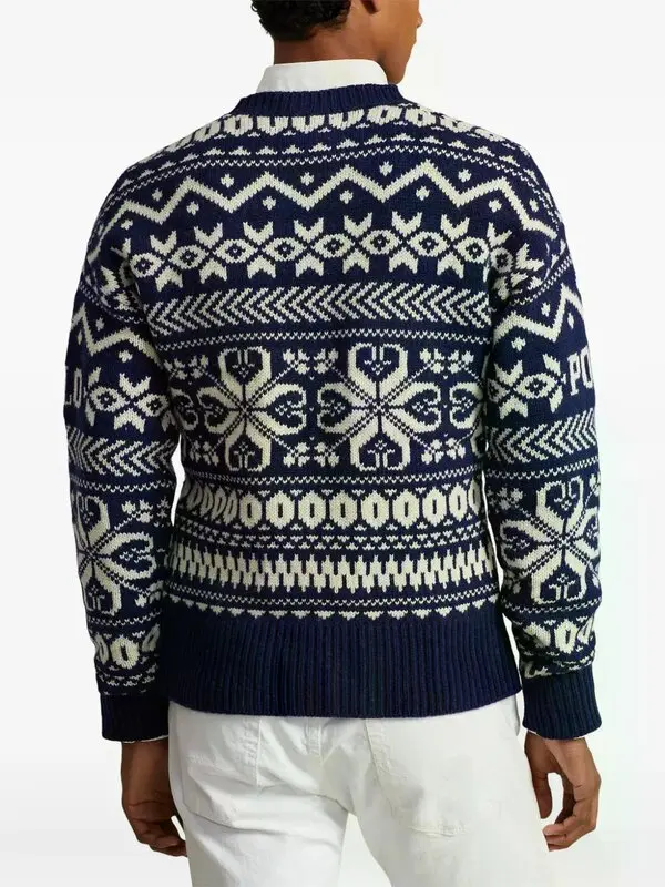 Polo Ralph Lauren Fair Isle Logo Intarsia Sweater