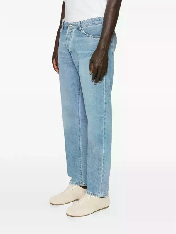 MICHAEL COAL Light Wash Faded Effect Jeans