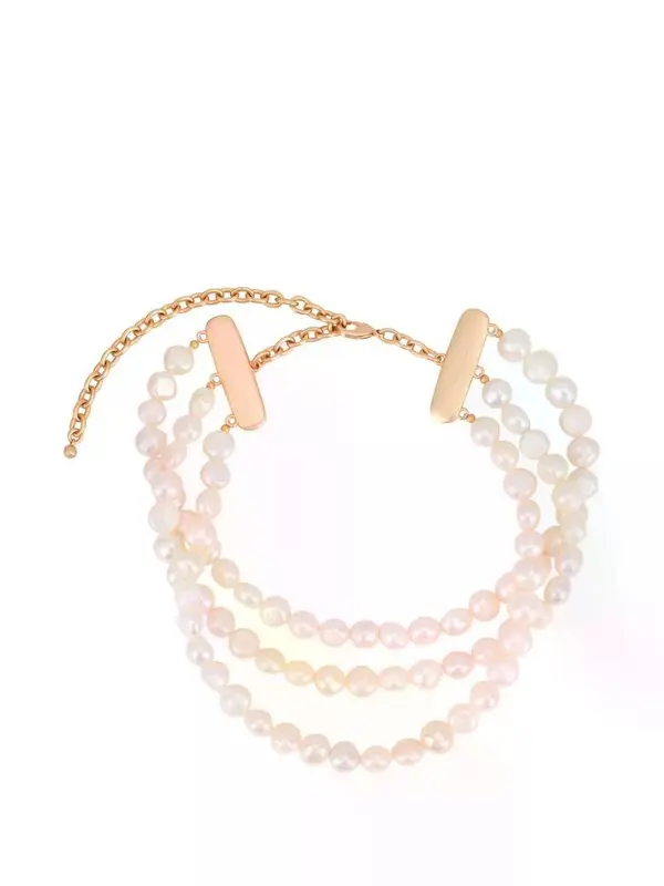Cult Gaia Nora Triple-strand Necklace - Gold