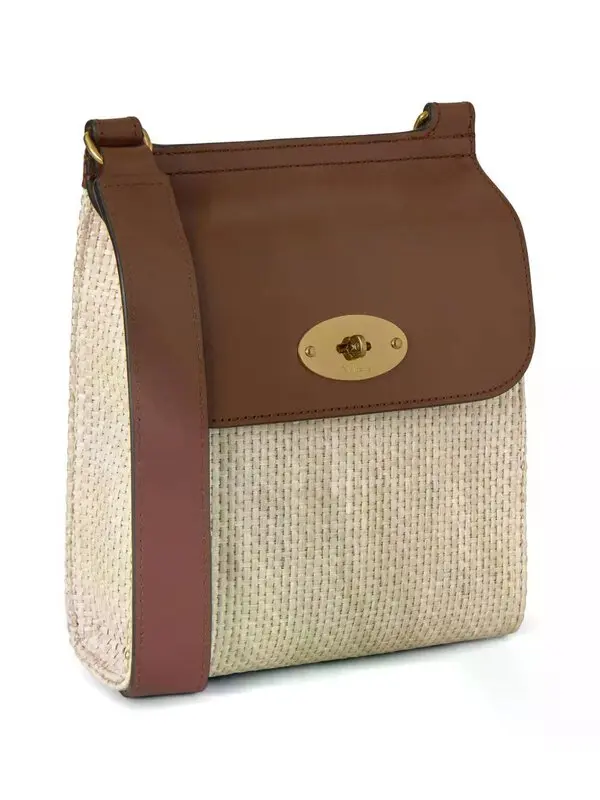 Mulberry Small Anthony Raffia Messenger Bag