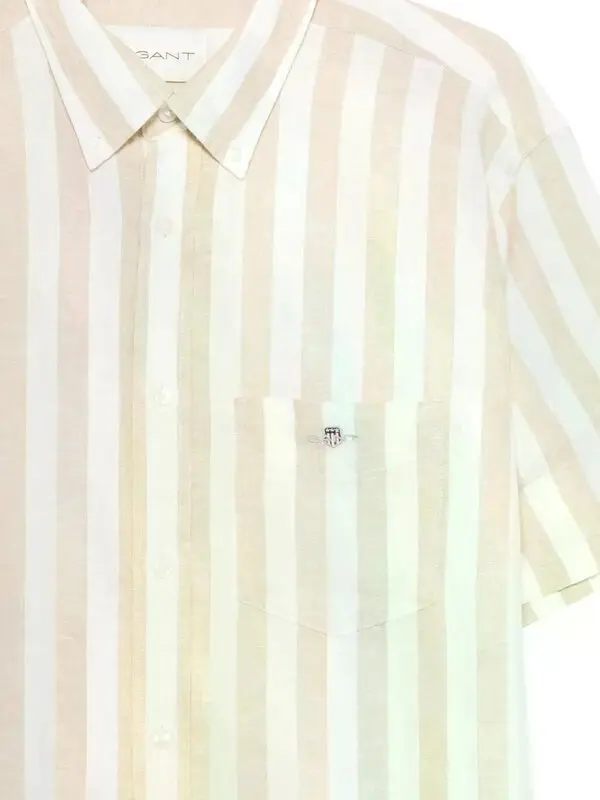 Gant Striped Short-sleeve Shirt