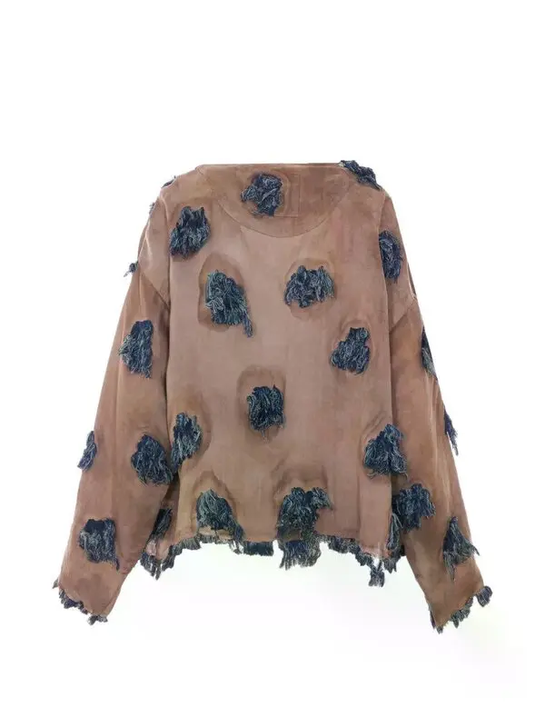 UMA WANG Klarke Fringe-detail Jacket