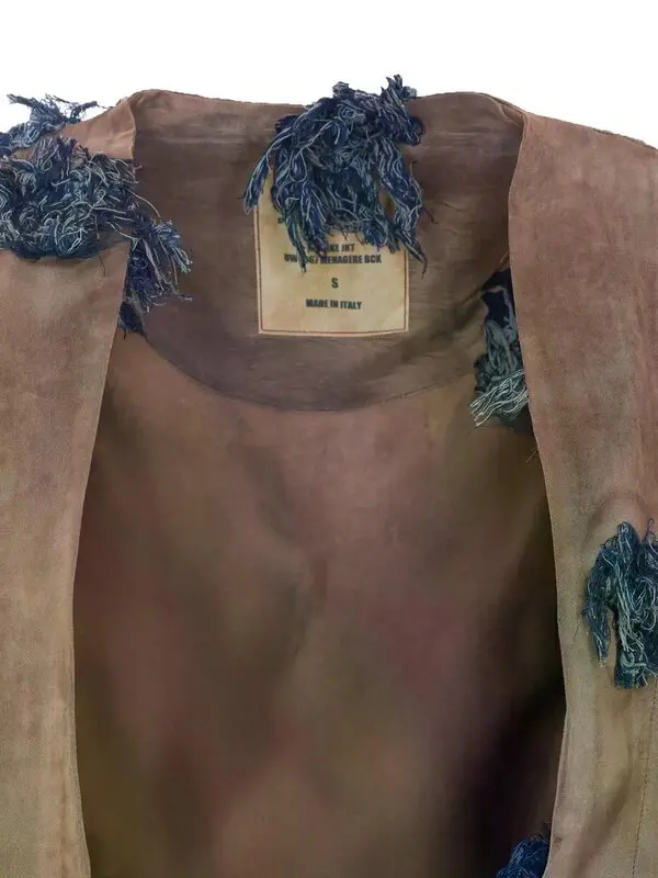 UMA WANG Klarke Fringe-detail Jacket