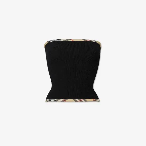 Burberry X Hunza G Devyn Swim Skirt/tube Top - Black