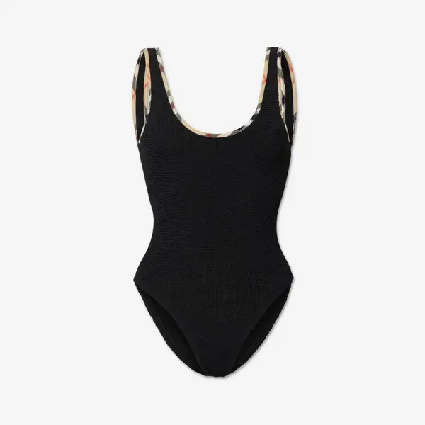 Burberry X Hunza G Faye Swimsuit - Black
