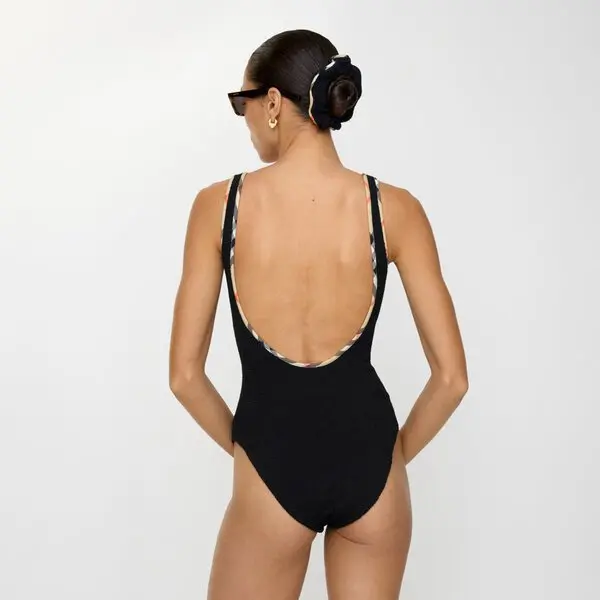Burberry X Hunza G Faye Swimsuit - Black
