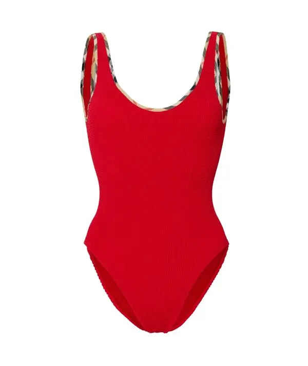 Burberry X Hunza G Faye Swimsuit - Red