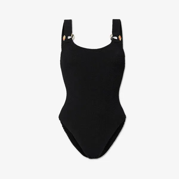 Burberry X Hunza G Domino Swimsuit - Black