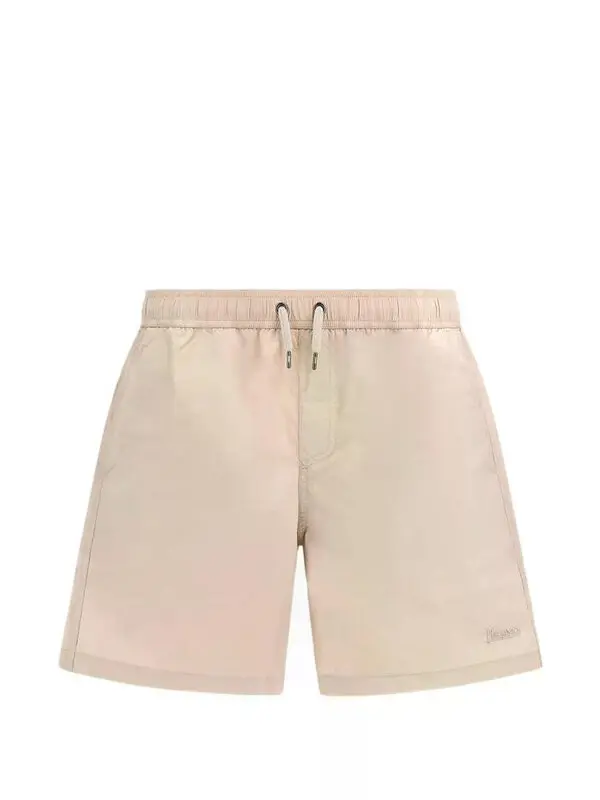 Herno Ultralight Creased-finish Swim Shorts - Neutrals