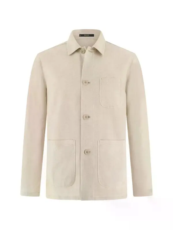 Boggi Milano Patch-pocket Overshirt - Neutrals
