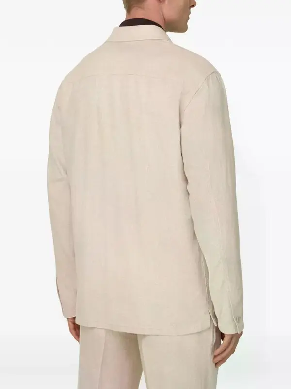 Boggi Milano Patch-pocket Overshirt - Neutrals