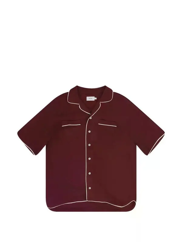 Rhude Piping-detail Short-sleeve Shirt - Red