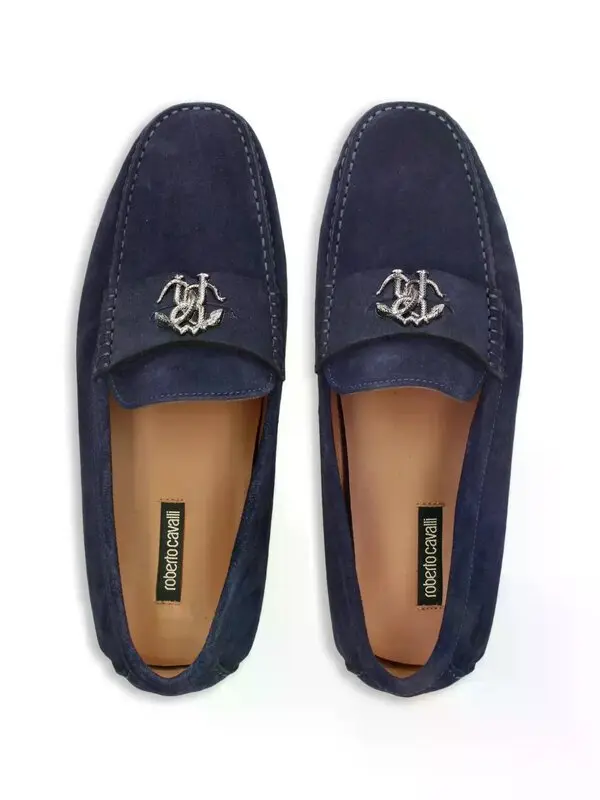 Roberto Cavalli Logo Plaque Loafers