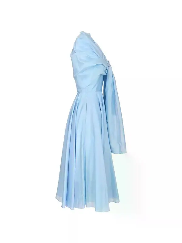 AL DUCA D’AOSTA 1902 Integrated Shawl Sleeveless Dress