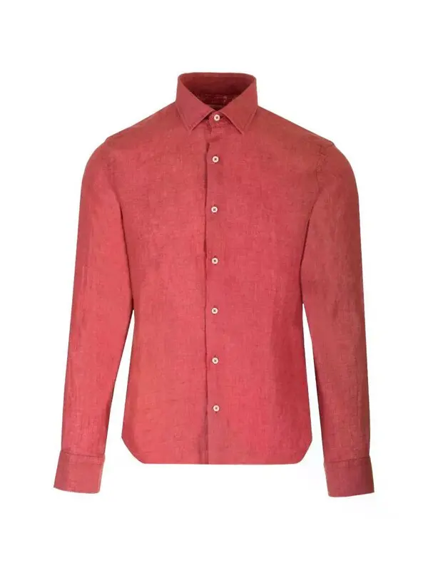 AL DUCA D’AOSTA 1902 Slim-fit Washed-linen Shirt