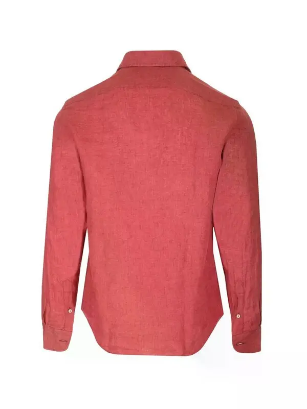 AL DUCA D’AOSTA 1902 Slim-fit Washed-linen Shirt