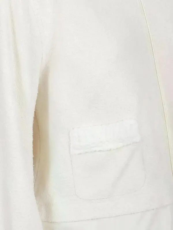 Moncler Zip-up Panelled Cardigan - Neutrals