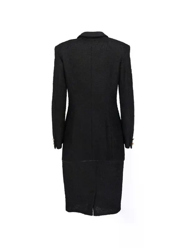 Versace Single-breasted Bouclé Knit Blazer