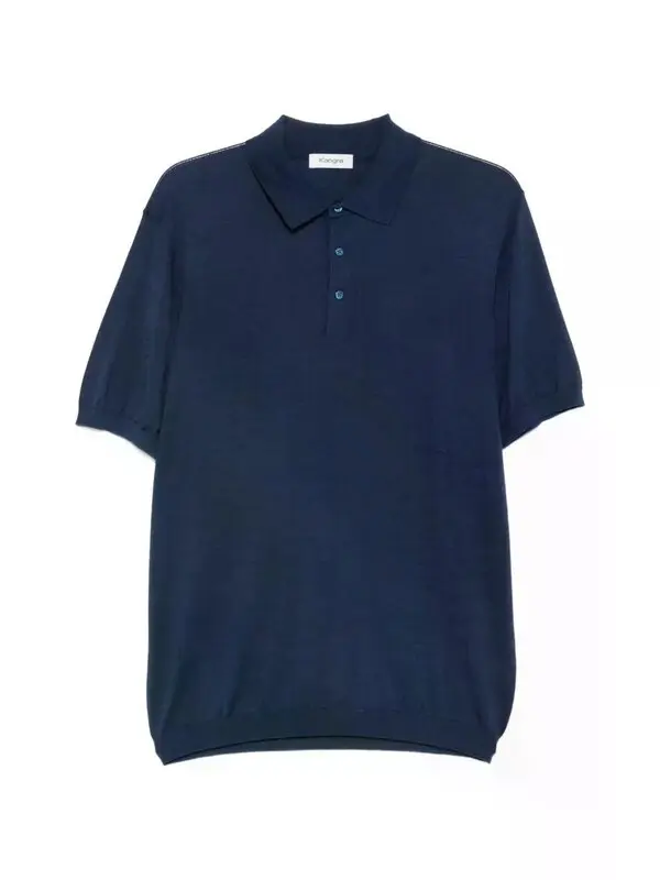 KANGRA Short-sleeves Polo Shirt - Blue