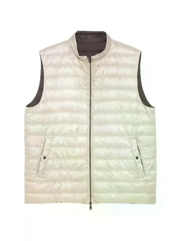 Herno Quilted Gilet - Neutrals