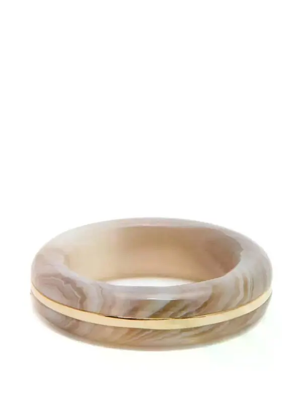 BY PARIAH Marbled Effect Band Ring - Neutrals