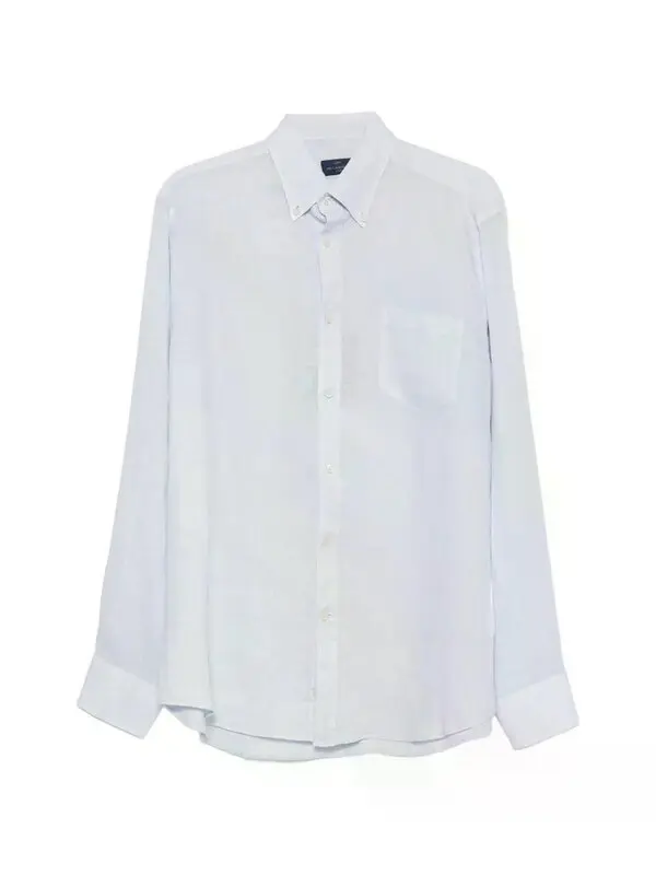 Paul & Shark Button-down Collar Chest-pocket Shirt - Blue