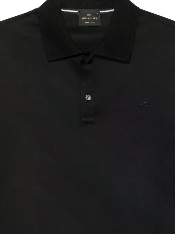 Paul & Shark Logo-embroidered Short-sleeve Polo Shirt
