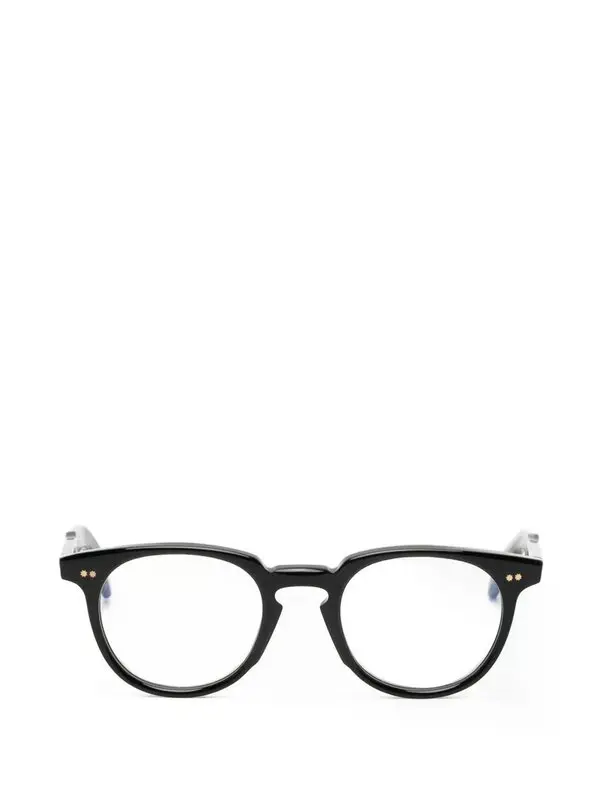 CUTLER & GROSS Round Frame Eyeglasses - Black