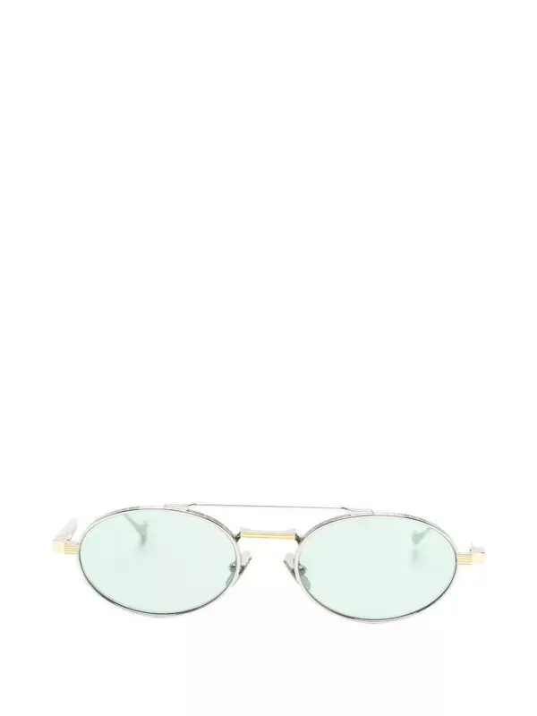 CUTLER & GROSS Ladbroke Round Sunglasses - Silver
