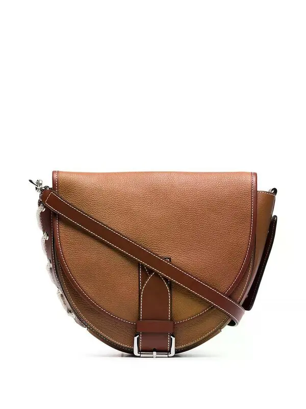 JW Anderson Leather Bike Shoulder Bag - Brown
